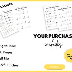 50 Fun Printable Multiplication Worksheets – Single-digit Drills (1–12 ...