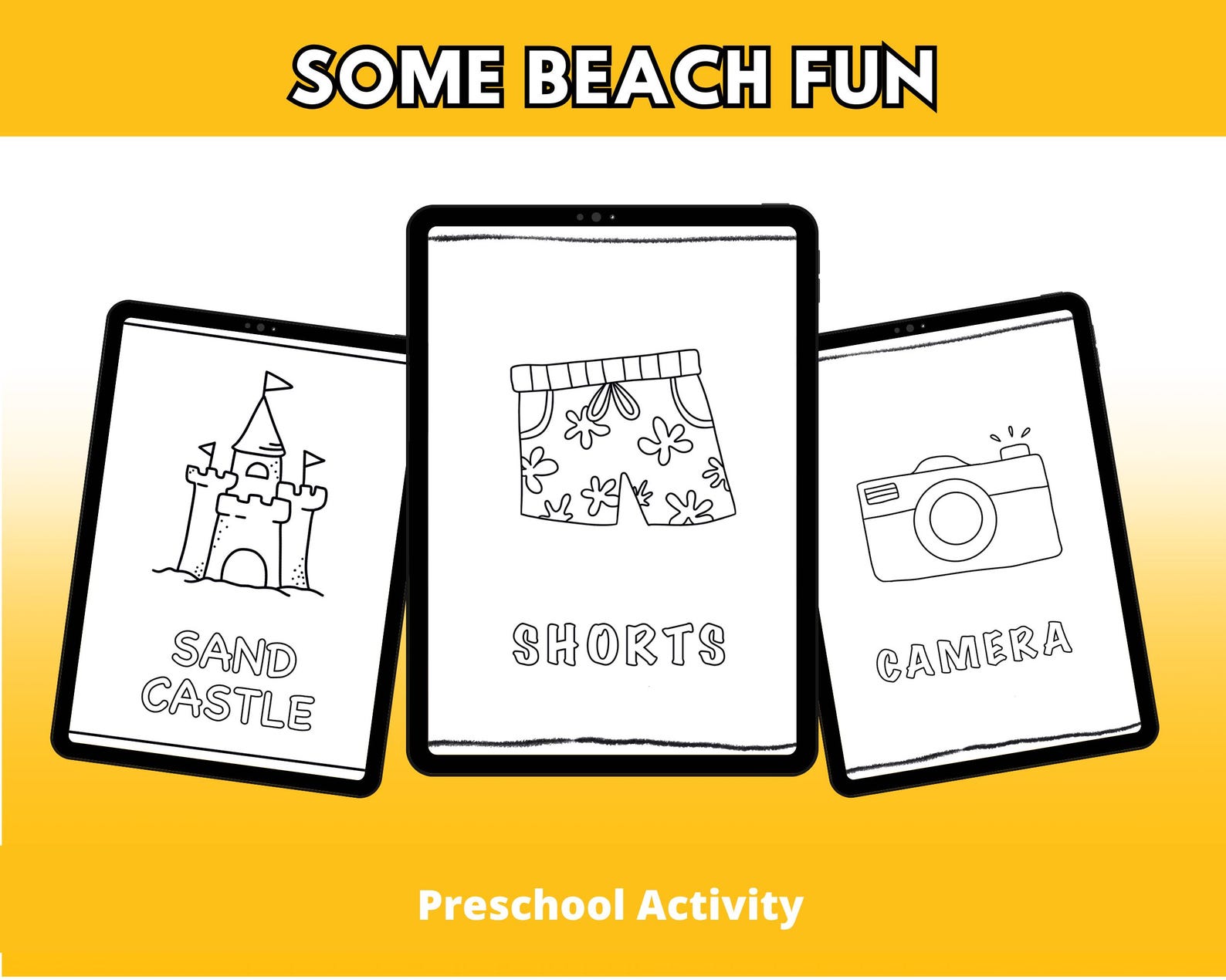 Kids Summer Coloring Pages Printable Summer Coloring Sheets Summer ...