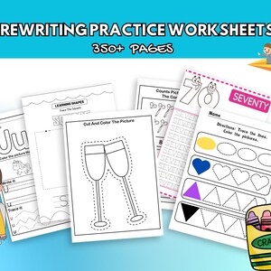 Preschool Fine Motor Skills Worksheets | Pre-writing, Scissor Skills ...