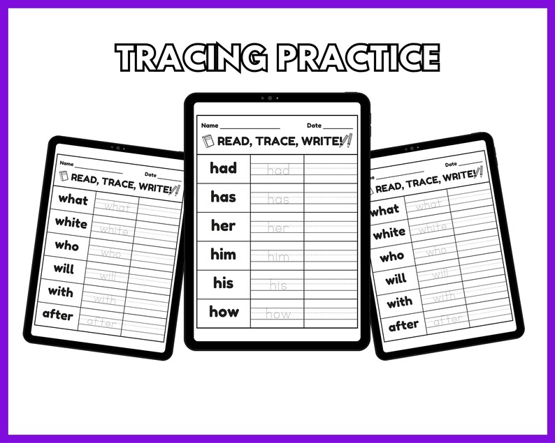 Mix & Match Sight Word Worksheets for Kids Kindergarten 1st Grade ...