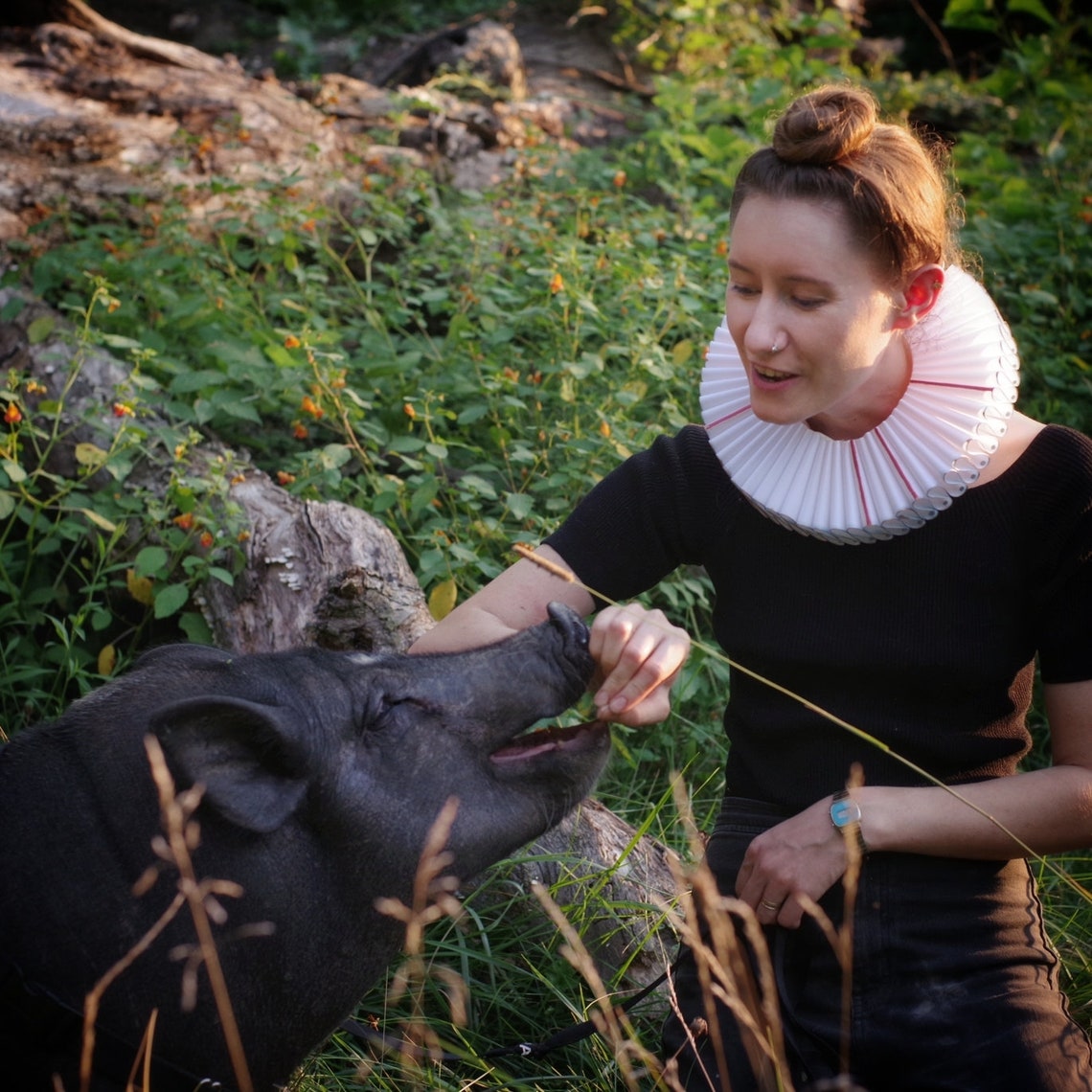 Modern Ruff Neck Ruff Handmade Ruff Elizabethan Ruff - Etsy