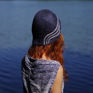 Cloche Hat Handmade / Felt / Flapper / Hat / 1920s / Vintage | Etsy