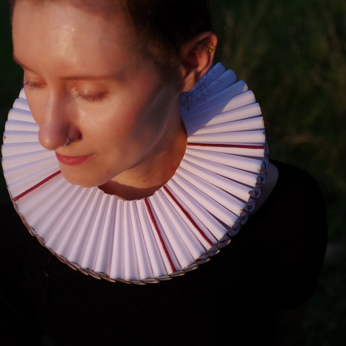 Modern Ruff Neck Ruff Handmade Ruff Elizabethan Ruff - Etsy