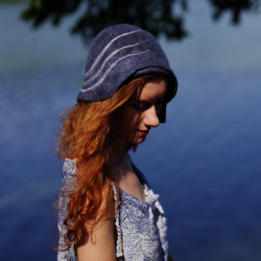 Cloche Hat Handmade / Felt / Flapper / Hat / 1920s / Vintage - Etsy