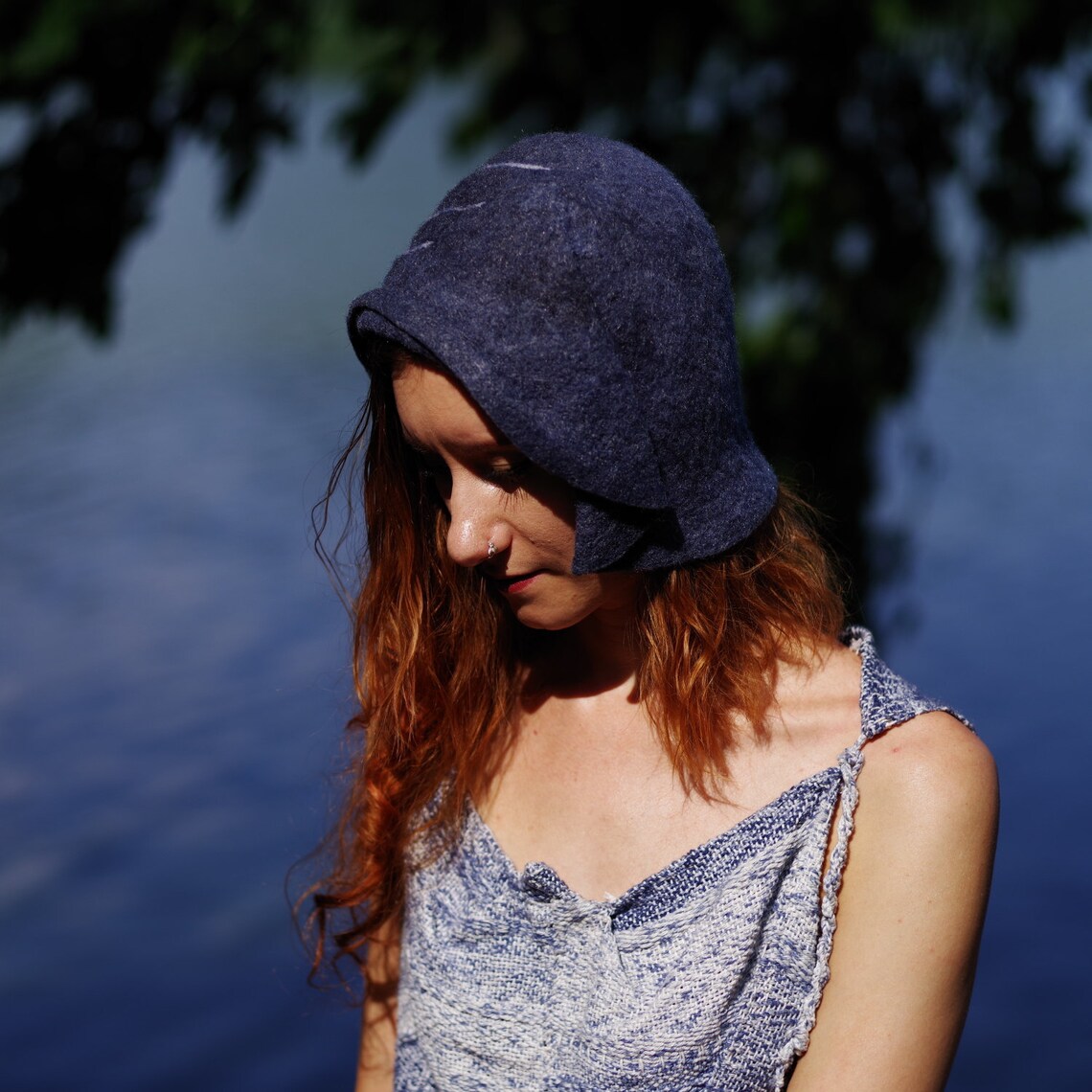 Cloche Hat Handmade / Felt / Flapper / Hat / 1920s / Vintage - Etsy