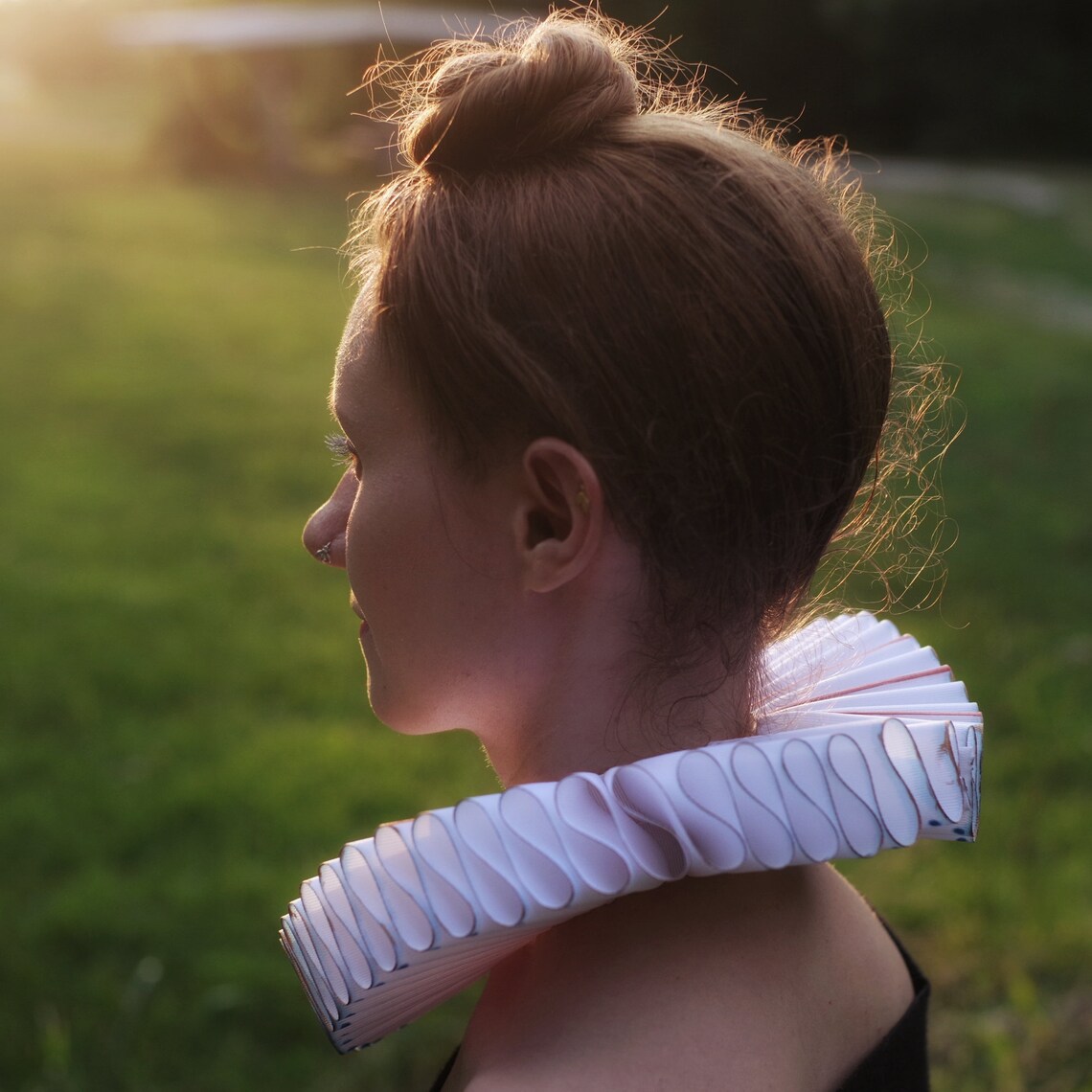 Modern Ruff Neck Ruff Handmade Ruff Elizabethan Ruff - Etsy