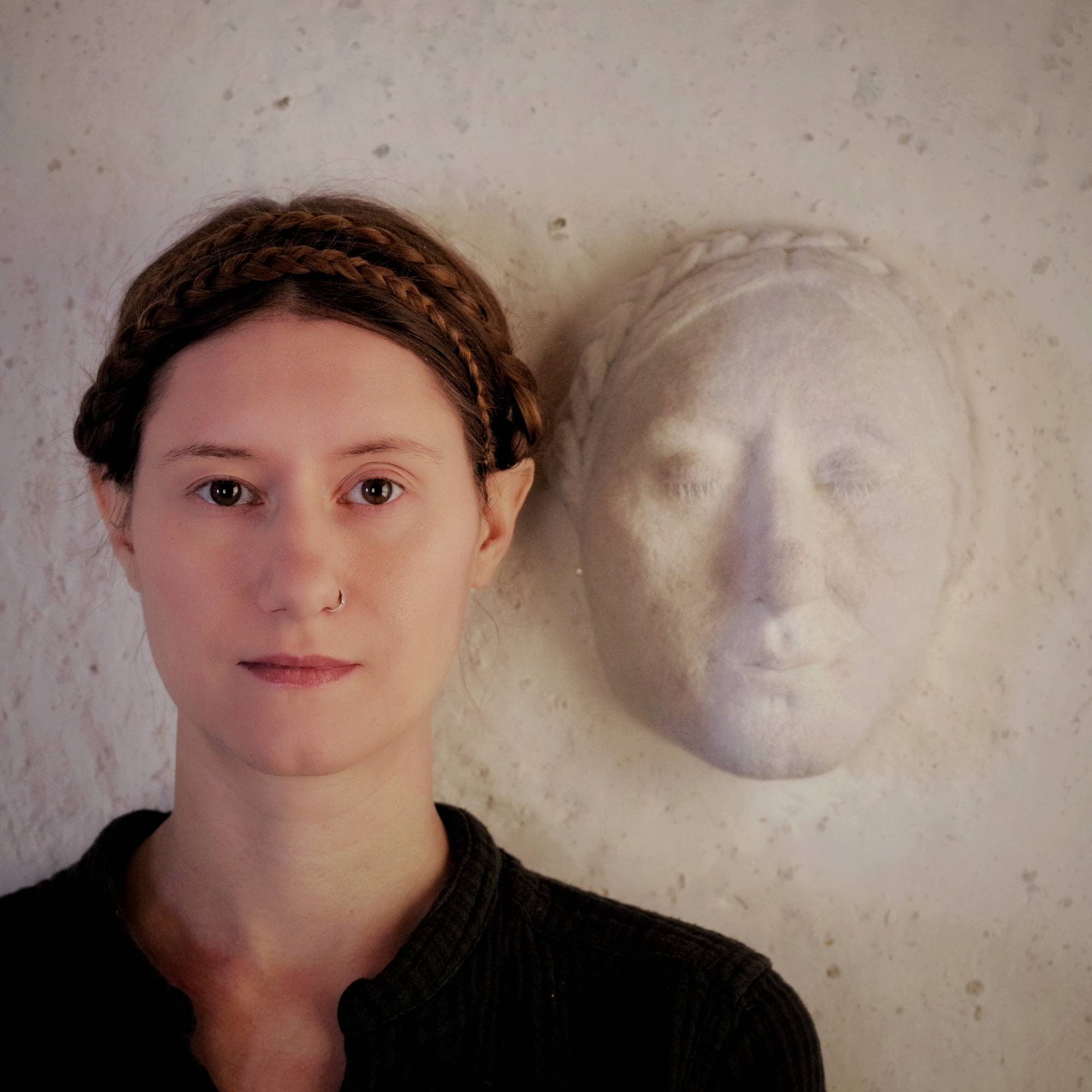 Custom Life or Death Mask Needle Felted Sculpture / Memorial Art ...