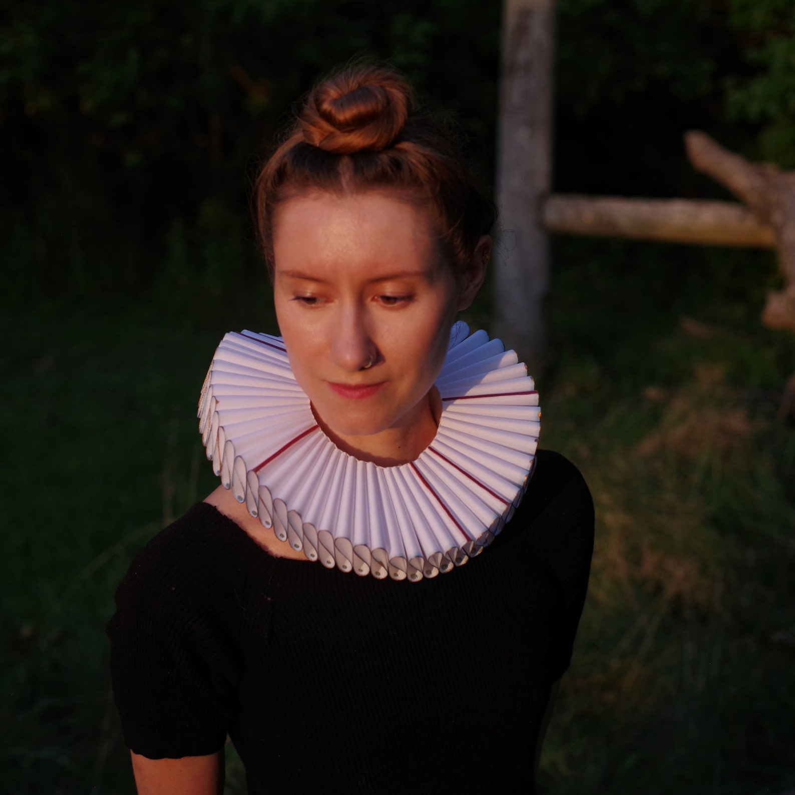 Modern Ruff Neck Ruff Handmade Ruff Elizabethan Ruff Avante Garde ...