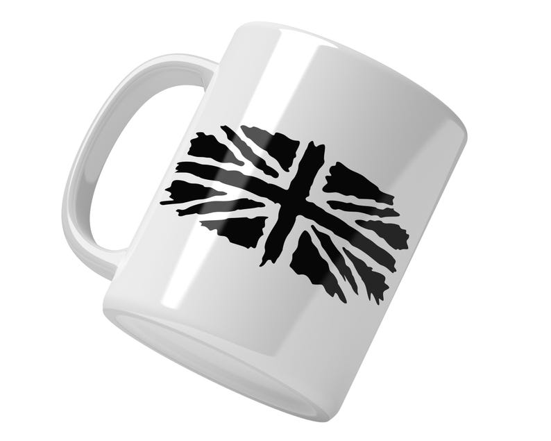 Grunge Union Jack Flag SVG | Distressed UK Flag Cut File | British ...
