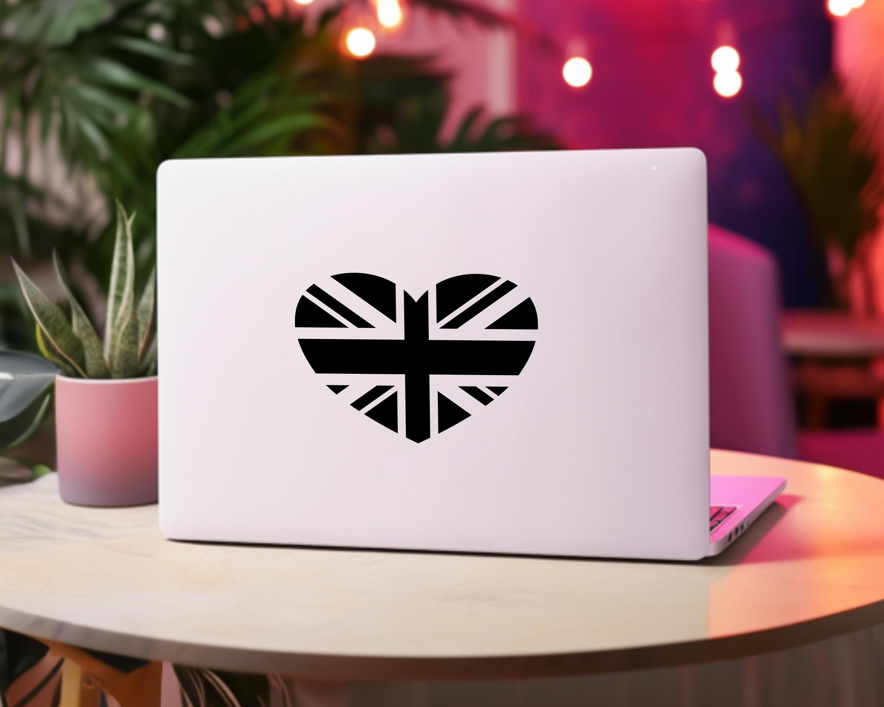 Heart Union Jack Flag SVG | UK Flag Cut File | British Decal | Cricut ...