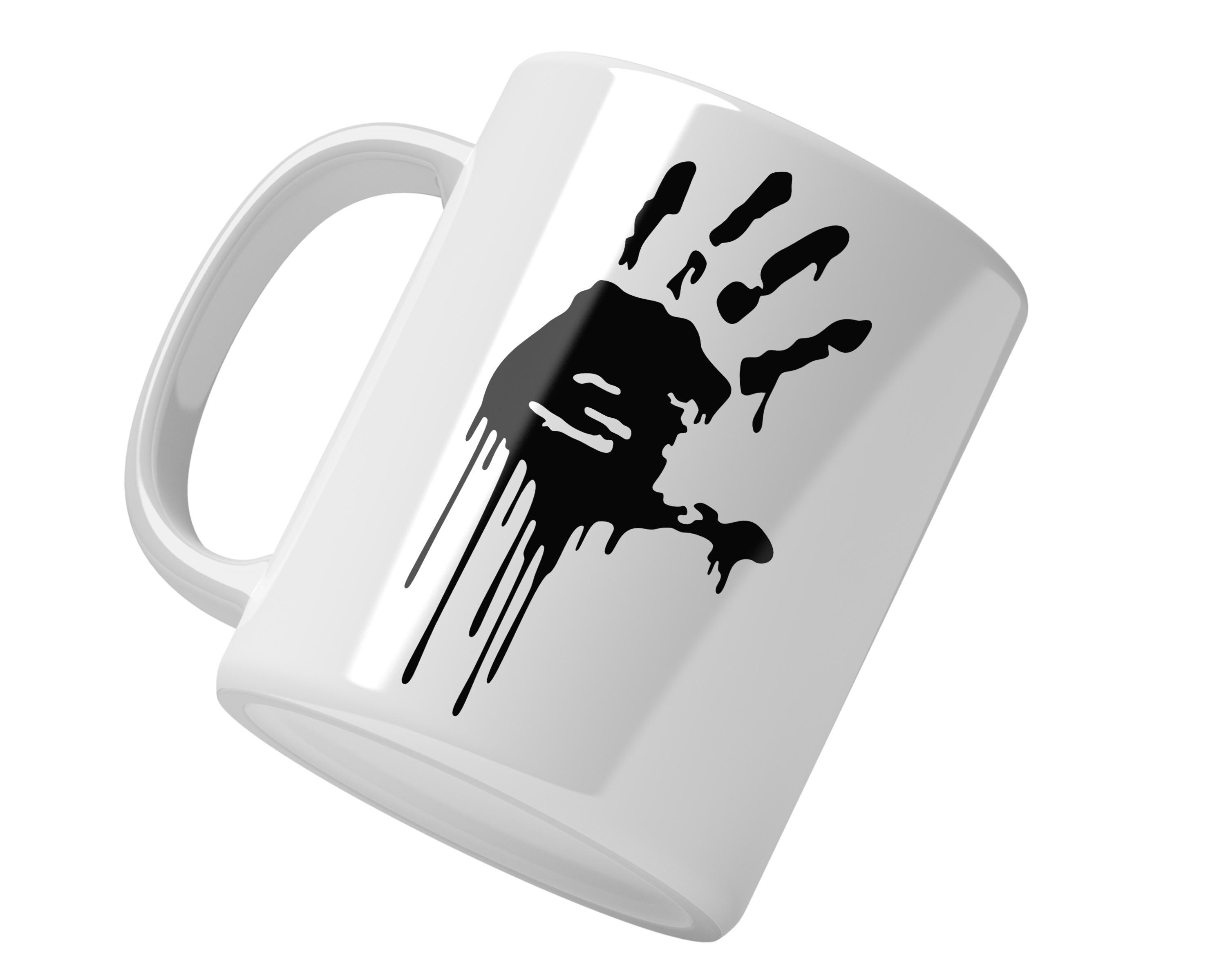 Dripping Handprint SVG | Horror Grunge Cut File | Zombie Gothic ...
