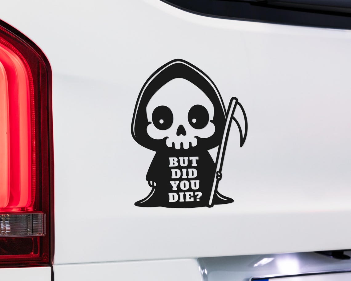 Funny Bumper Sticker SVG Bundle | Car Decal Cut File | Humorous Driving ...