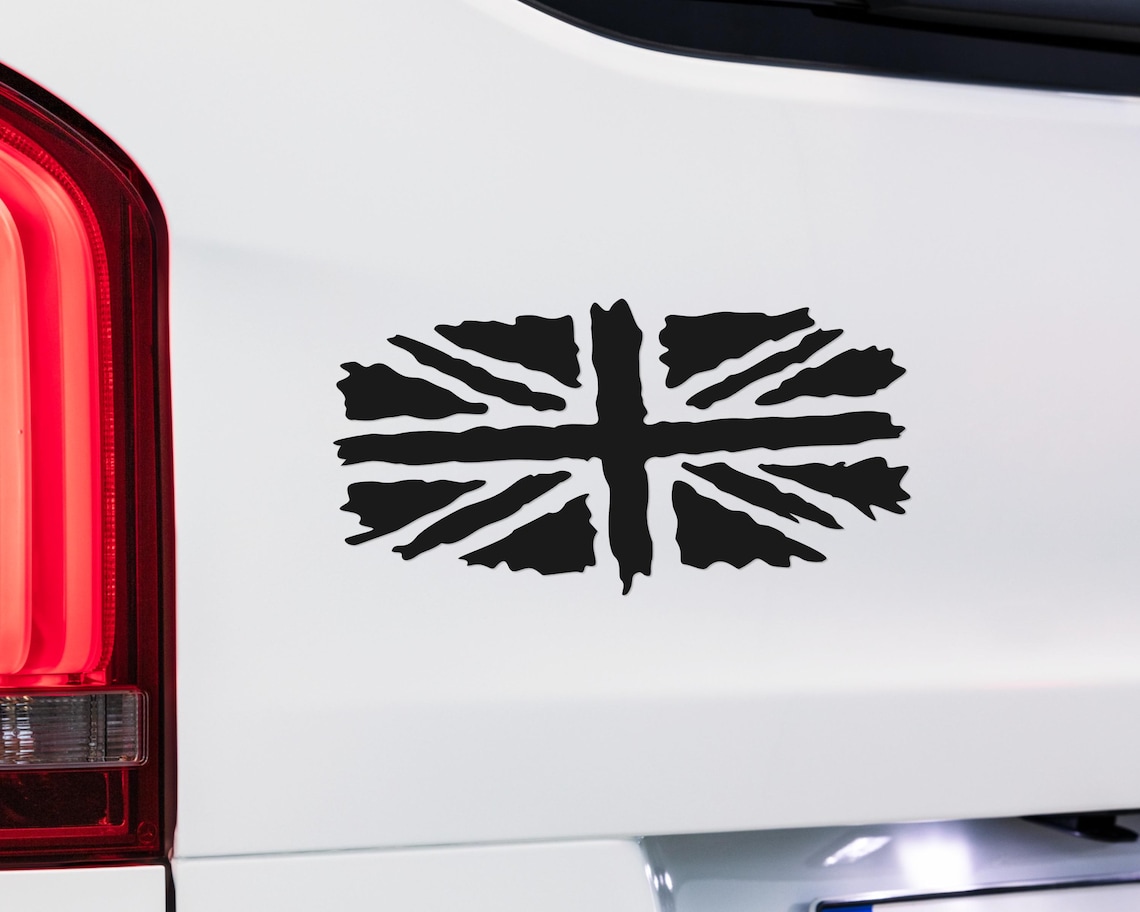 Grunge Union Jack Flag SVG | Distressed UK Flag Cut File | British ...