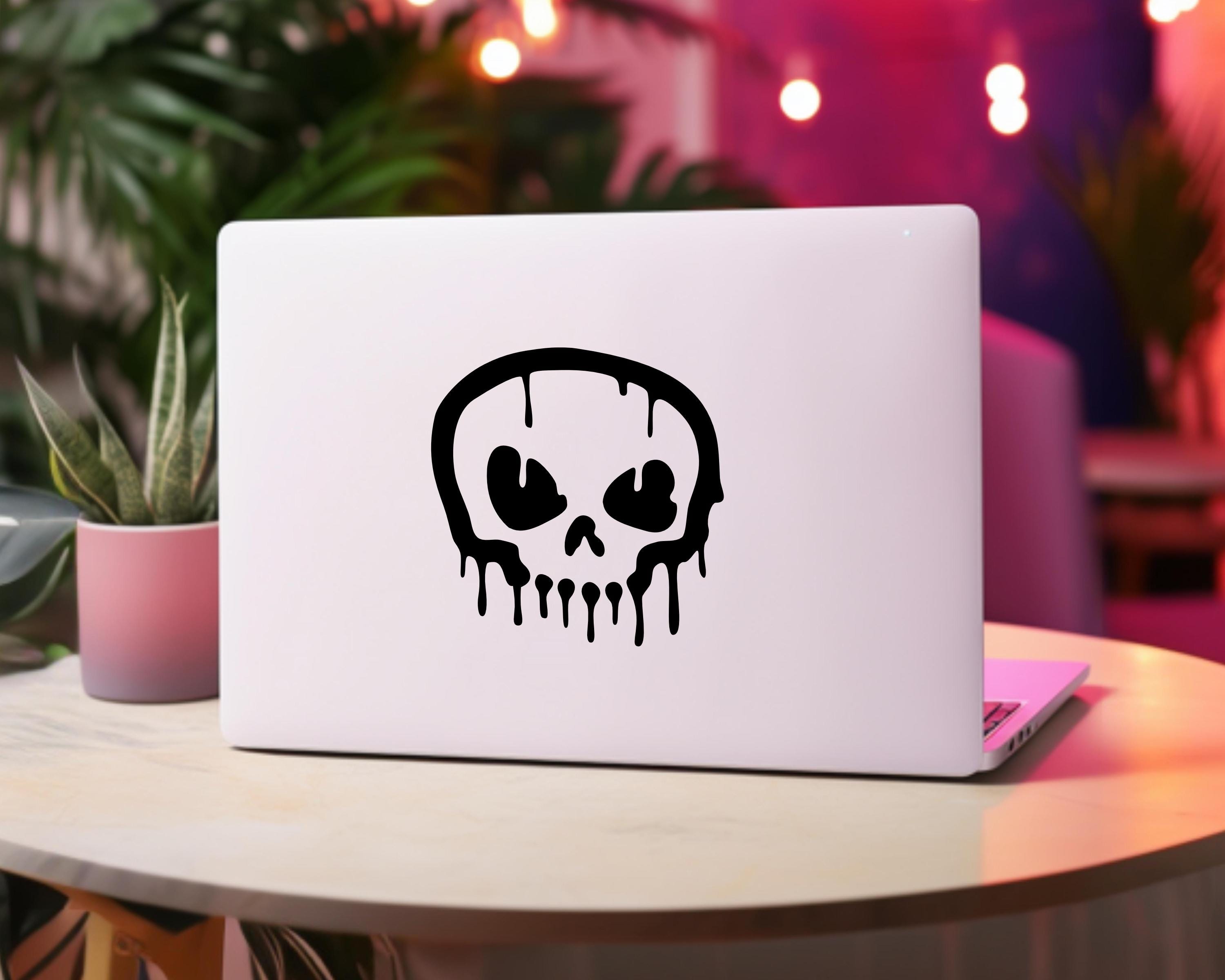 Dripping Skull SVG | Horror Skull Cut File | Goth Halloween Design ...