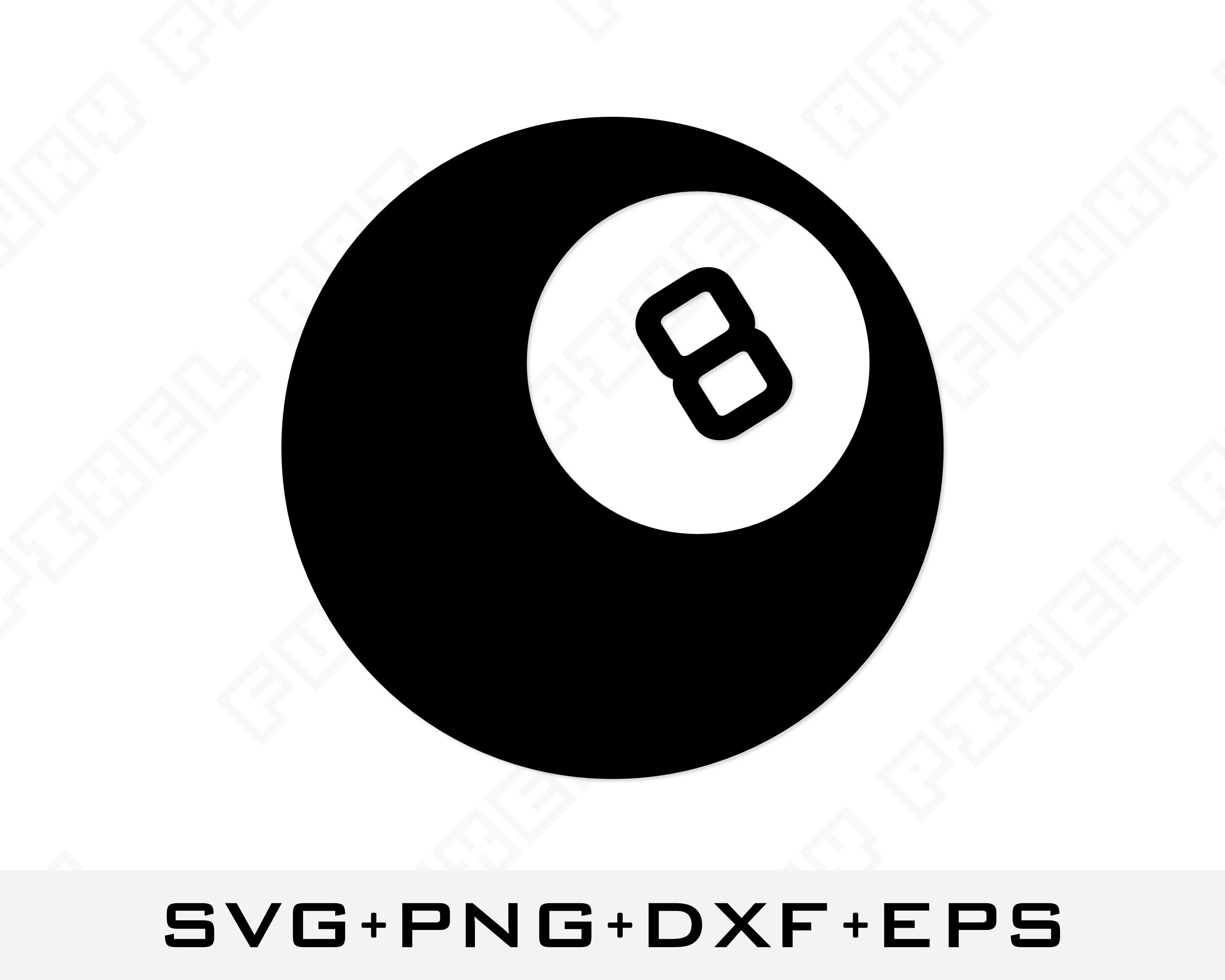 Magic 8 Ball SVG | Fortune Teller Cut File | Billiards Clipart | Cricut ...