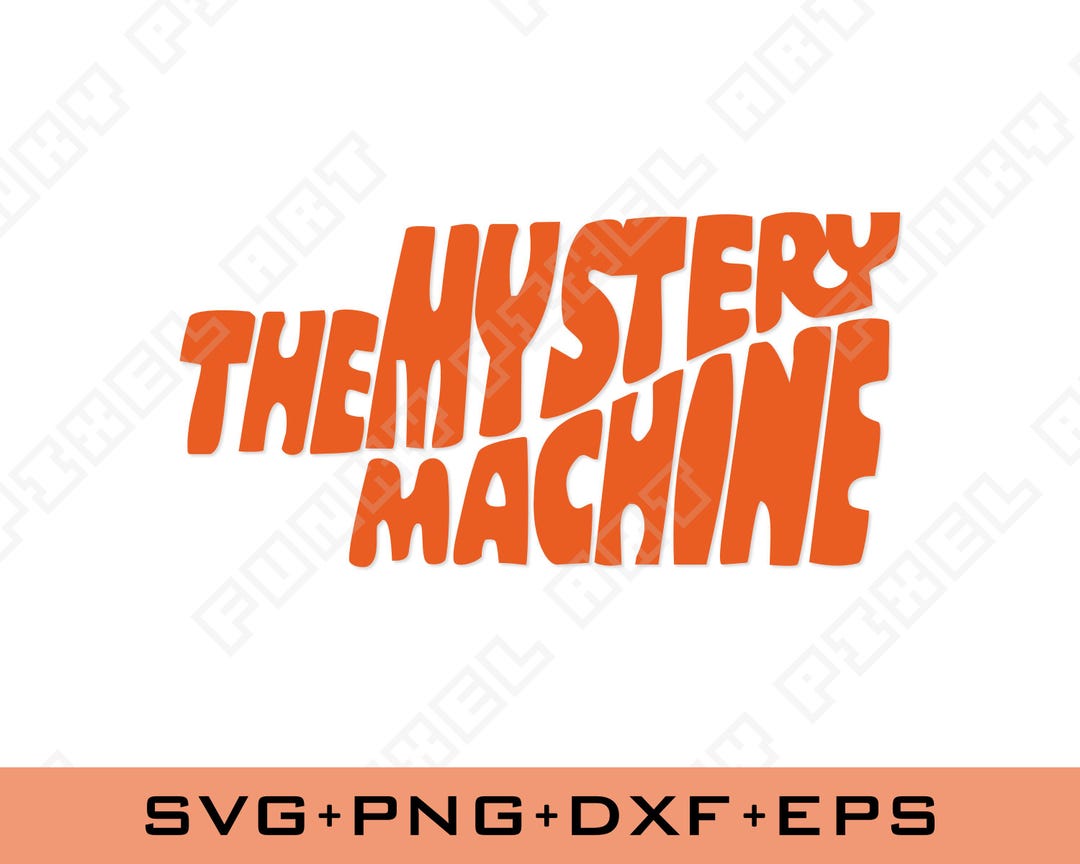 The Mystery Machine SVG | Scooby Doo Cut File | Party Banner Sticker ...