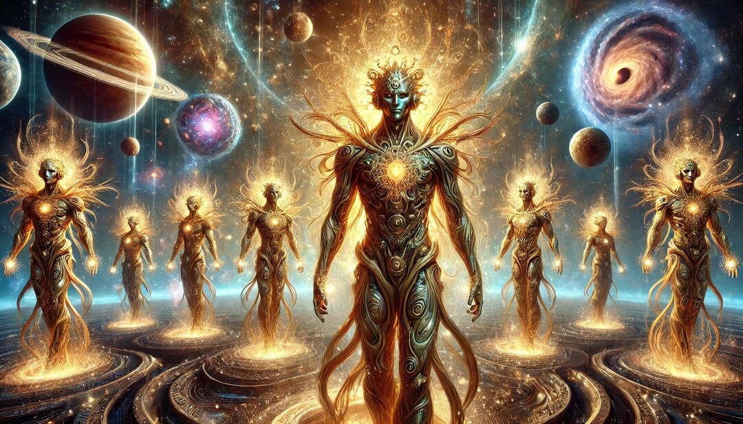 Eclipsed Divinity Download: Digital Art, Instant Downloadable Wallpaper ...