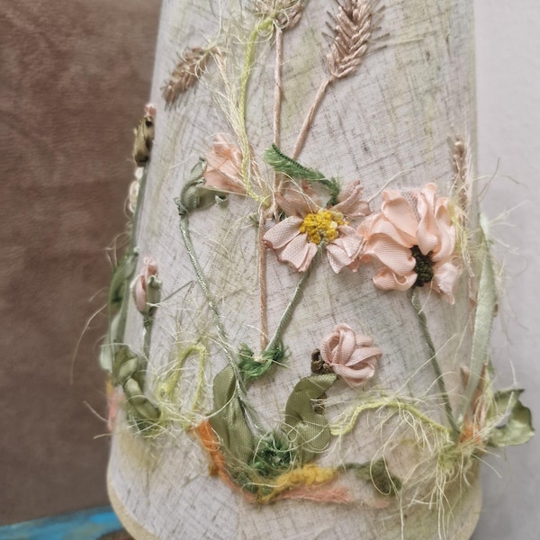 Embroidered Lamp Shade - Etsy