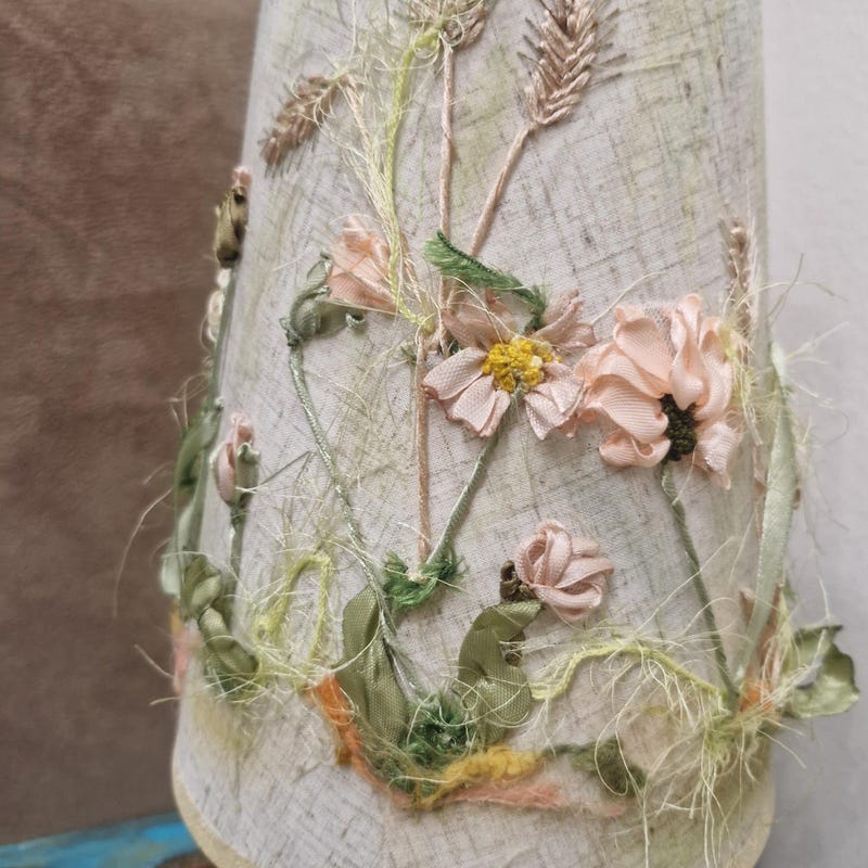 Embroidered Lamp Shade - Etsy