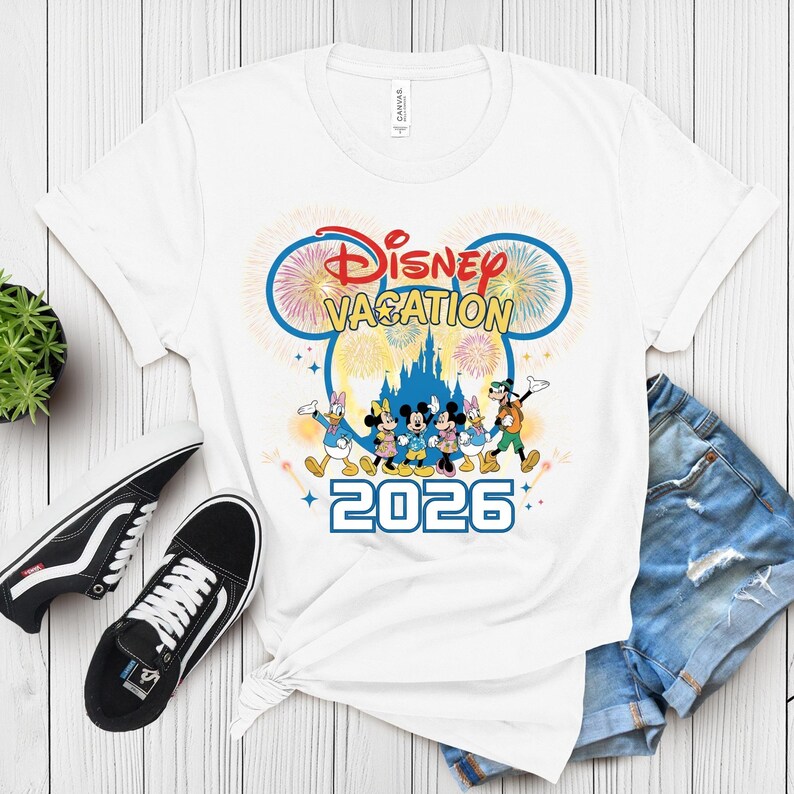 Custom Disney Family Vacation Shirts 2026, Disney Family Trip ...