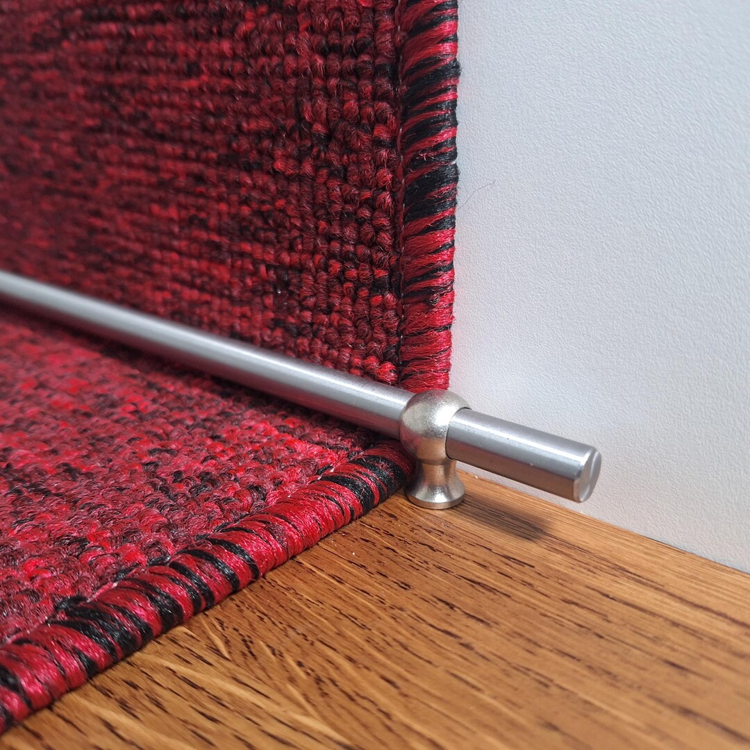 Set of Stair Runner Rods 10 Mm Made of Solid Stainless Steel - Stair ...