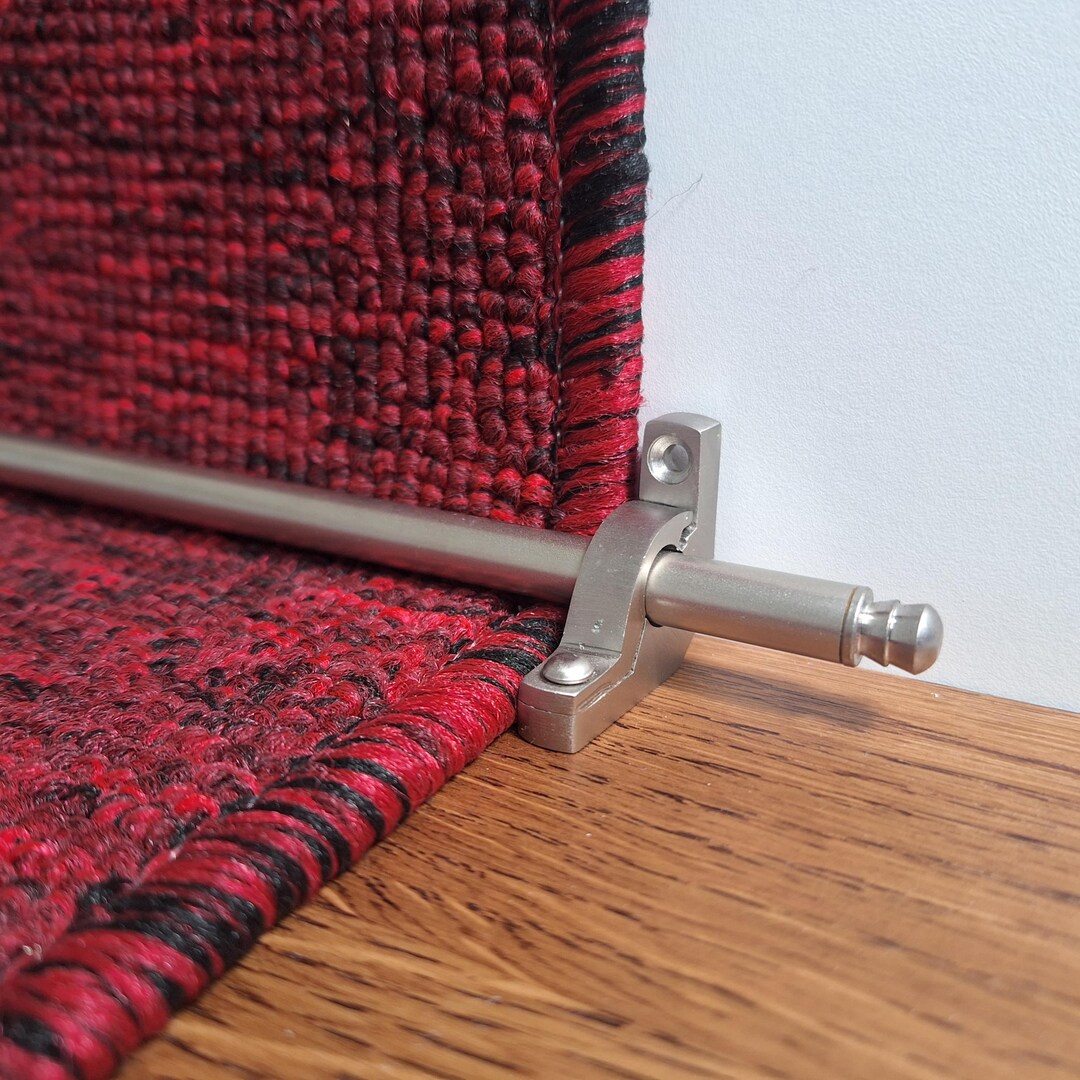 Set of 9 Mm Stair Runner Rods Made of Nickel-plated Brass With Iron ...