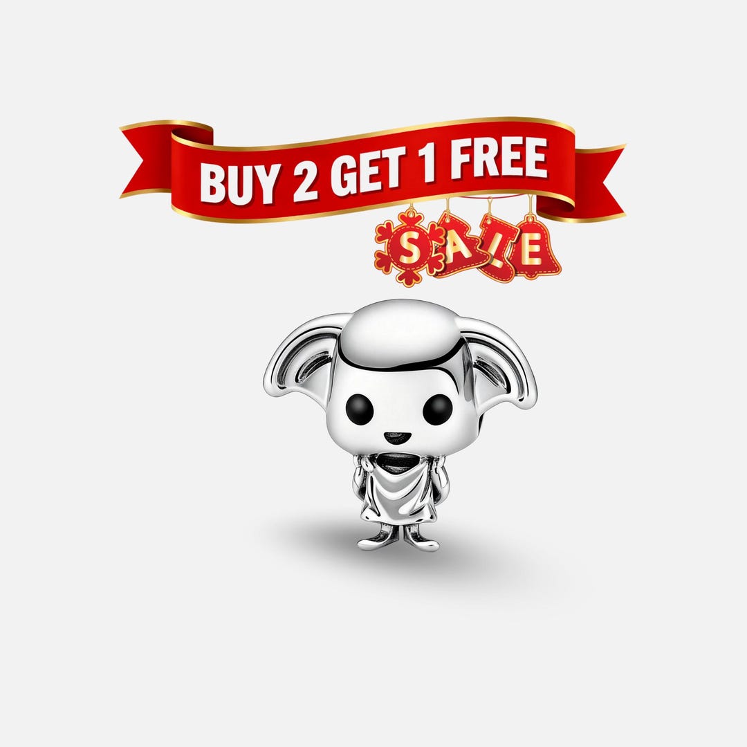 Cute House Elf Charm, Sterling Silver Fantasy Bead, European Bracelet ...