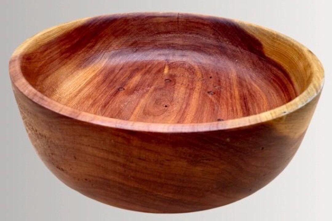 4 3/4 Handmade Aromatic Cedar Bowl Lathe-turned Wooden Home Decor ...