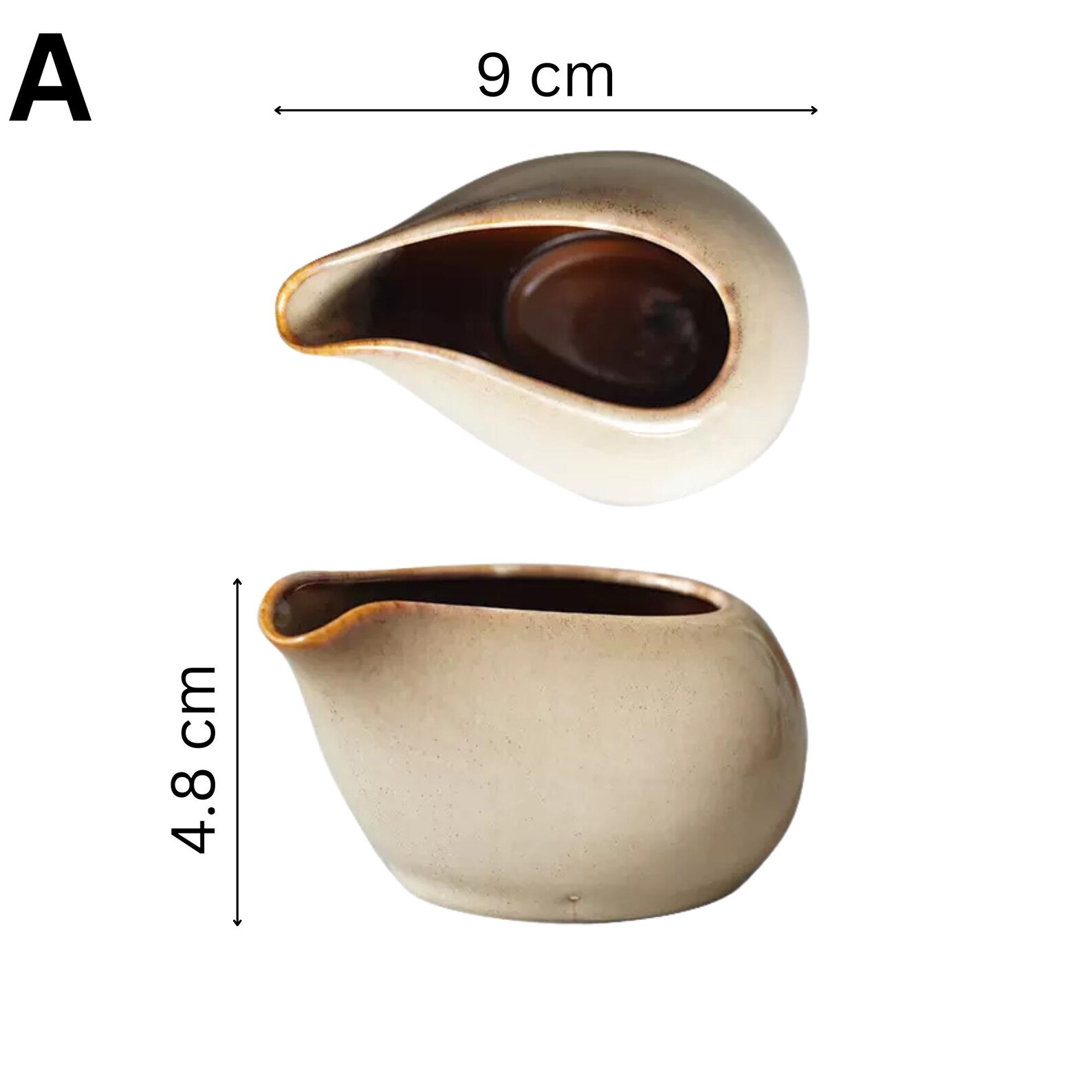 Japanese Porcelain Dipping Pot | Retro Textured Stackable Sauce Dish ...