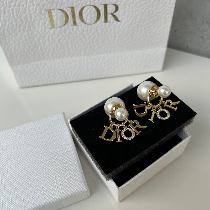 Dior Earrings - Etsy