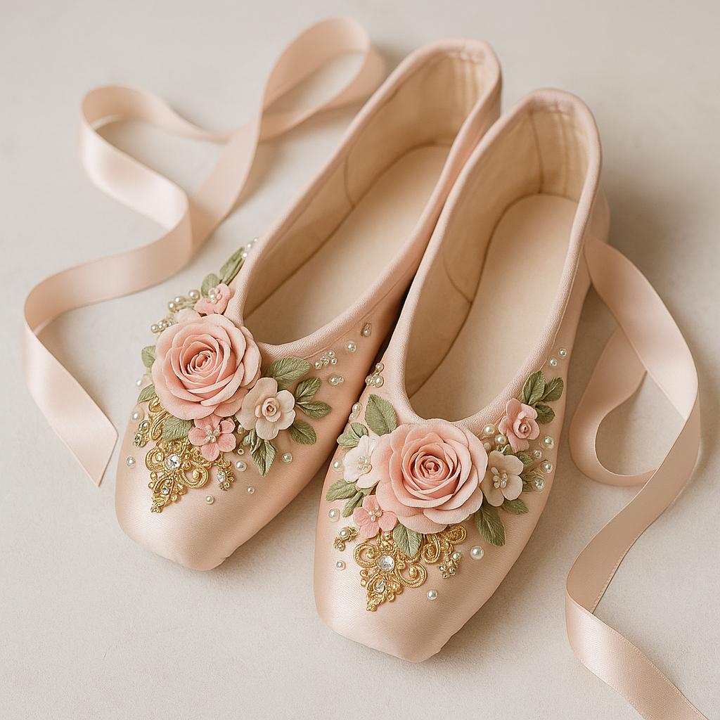 Custom Decorated Pointe Shoe Hand Painted Ballet Slipper Unique Gift ...
