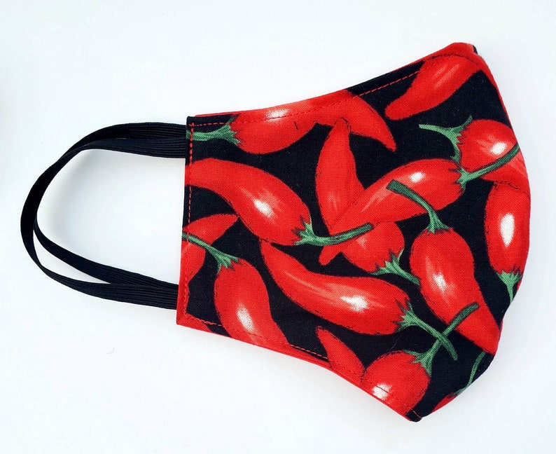 Chili Pepper Face Mask Washable Face Mask Ladies Mask Mens | Etsy