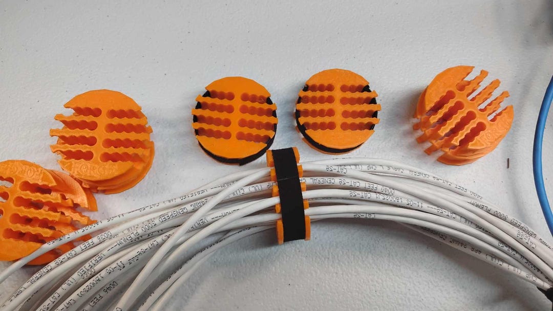 Orange Cable Puck – the Ultimate Cable Tamer! - Etsy