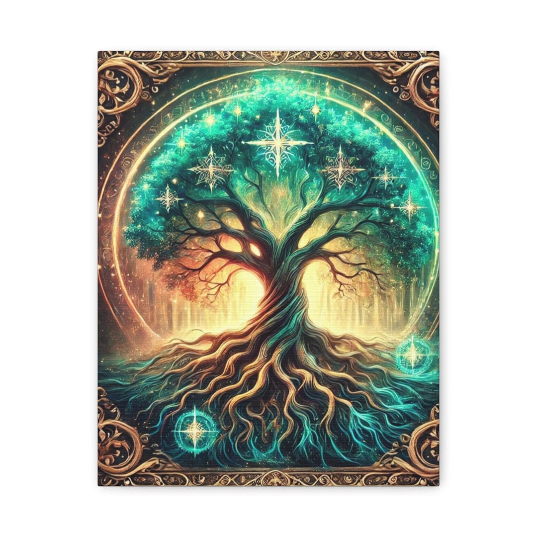 Canvas Wall Art, Tree of Magic, Matte Print, Home Decor, Inspirational ...