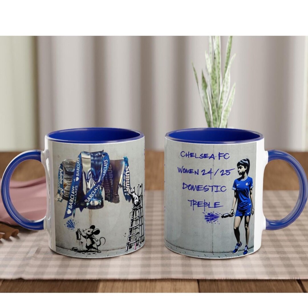 Celebrate Chelsea FC Women: Banksy Inspired, Domestic Treble Triumph ...
