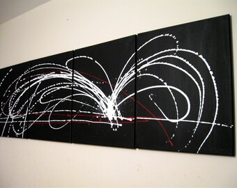 landscape Original Art by UK artist 2 panel abstract painting | Etsy