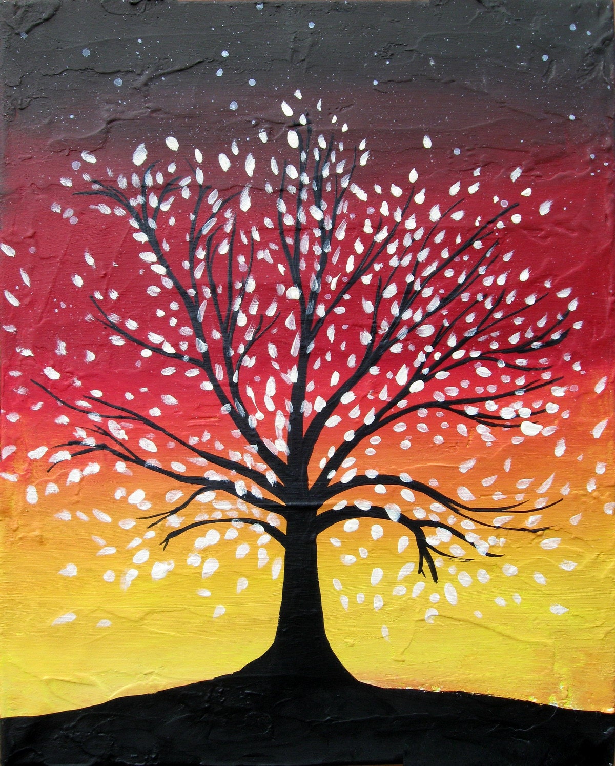Simple Modern Art Tree