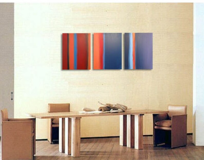 Triptych 3 Panel Wall Art Colorful Images colour Flats 3 Panel Canvas ...