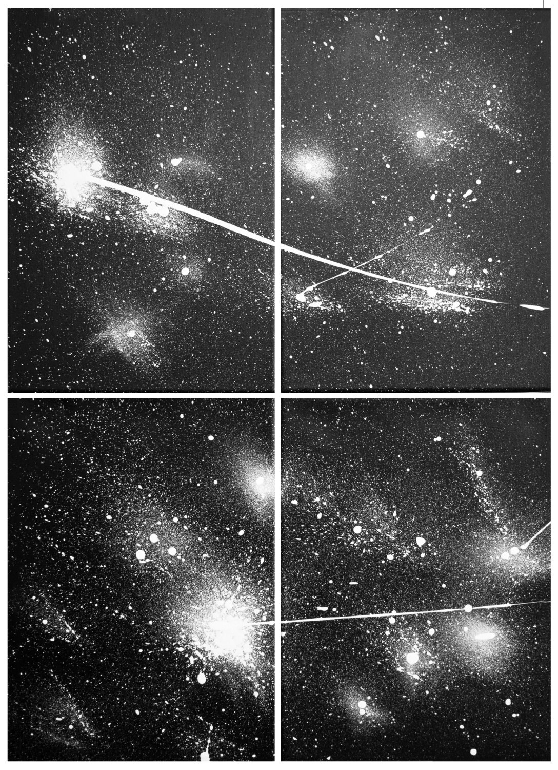 Starfield Alpha abstract original extra large wall art | Etsy