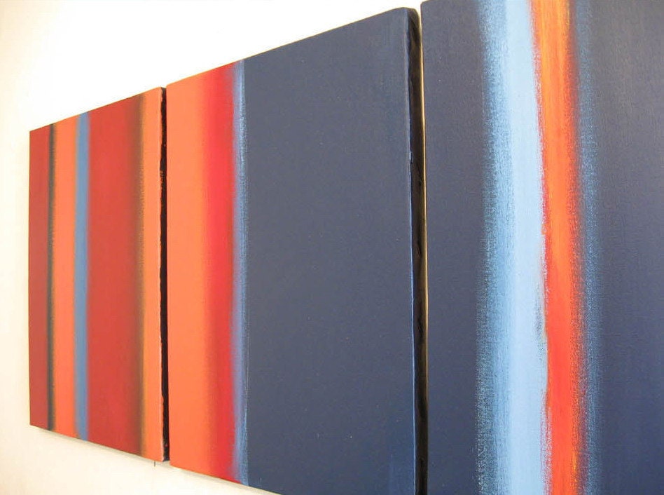 Triptych 3 Panel Wall Art Colorful Images colour - Etsy