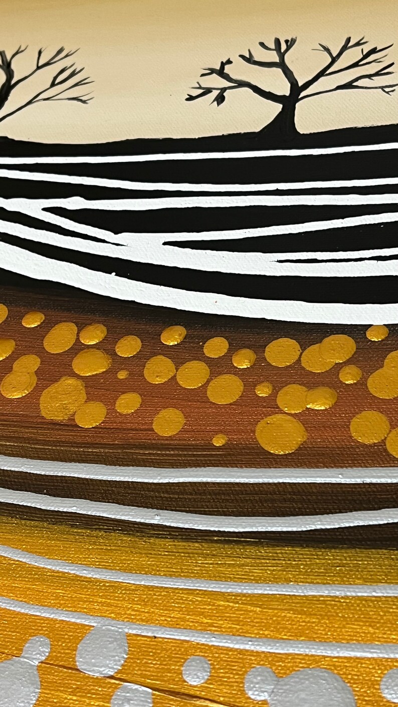 Tree of Life Abstract Painting Wall Art Forest Painting on Canvas ...