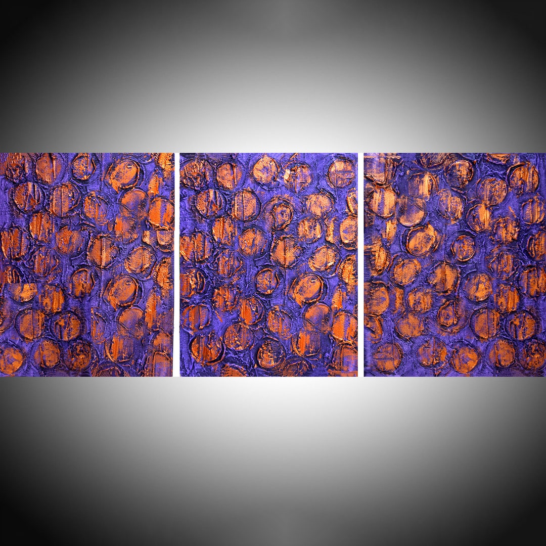 EXTRA LARGE WALL Multi Panel Art Triptych Set of 3 Piece Panel - Etsy