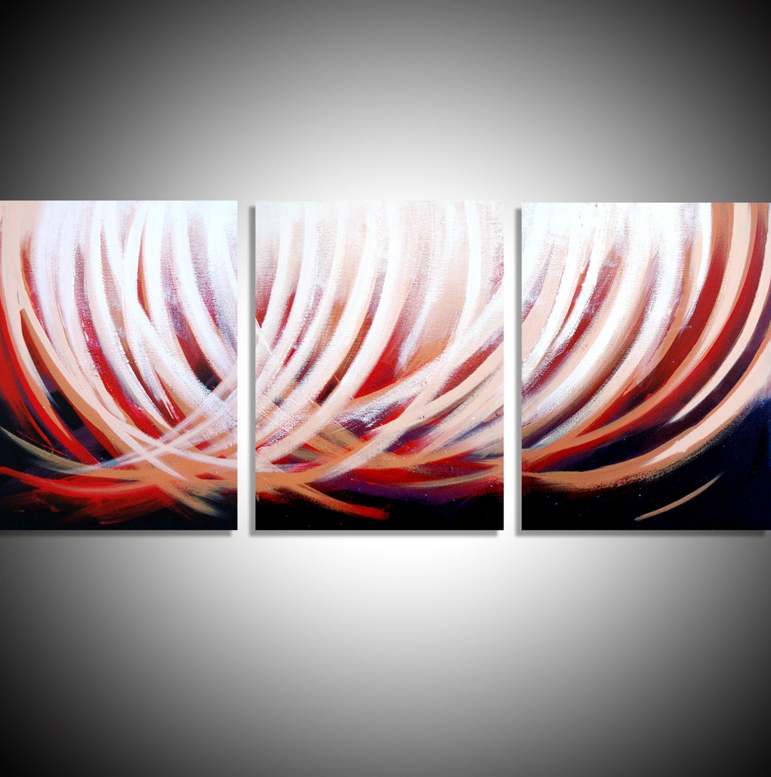 Triptych 3 Panel Wall Art Colorful Images Crimson Tide Canvas Extra ...