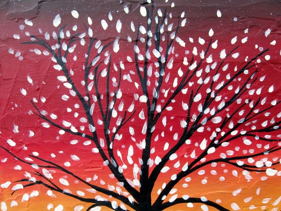 Simple Abstract Art Tree