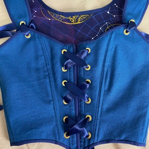 Stargazing Bodice, Corset Bodice, Costume, Renaissance Faire Bodice ...