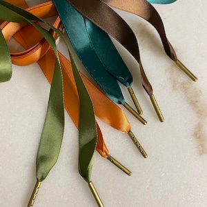 Satin Ribbon Corset Lacing, Lacing for Stays and Corsets, Double Sided ...