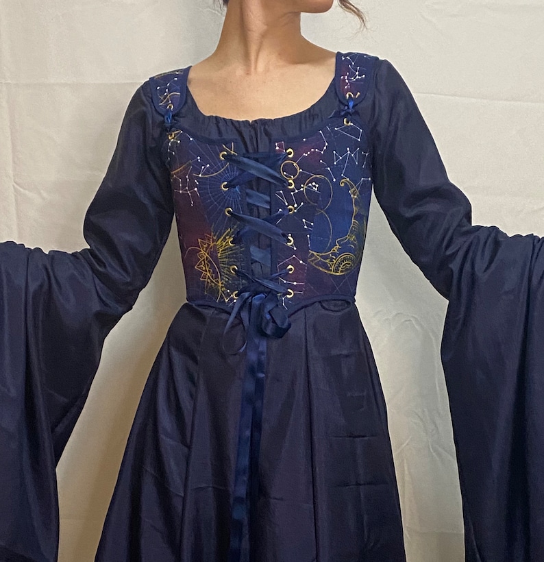Stargazing Bodice Corset Bodice Costume Renaissance Faire - Etsy