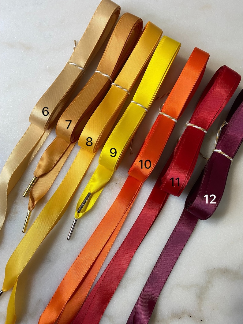 Satin Ribbon Corset Lacing, Lacing for Stays and Corsets, Double Sided ...