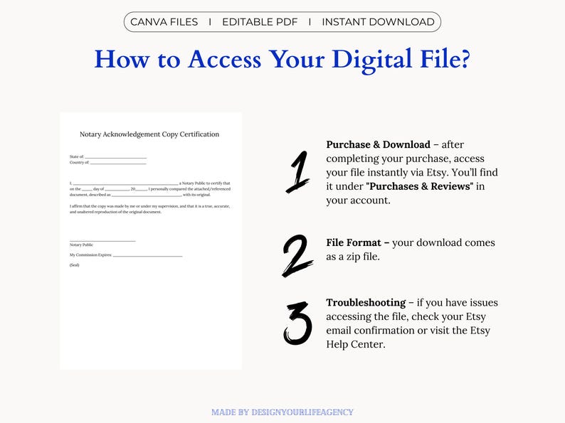 Notary Copy Certification Form: Notarial Certificate Template, Acknowledgment Public Document ...