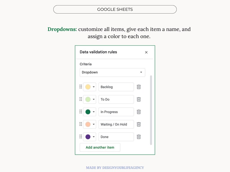 Digital Brain Dump Google Sheet Template: Task List, Productivity ...